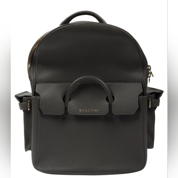 Buscemi | Bags | New Buscemi Phd Pebbled Leather Backpack With ...